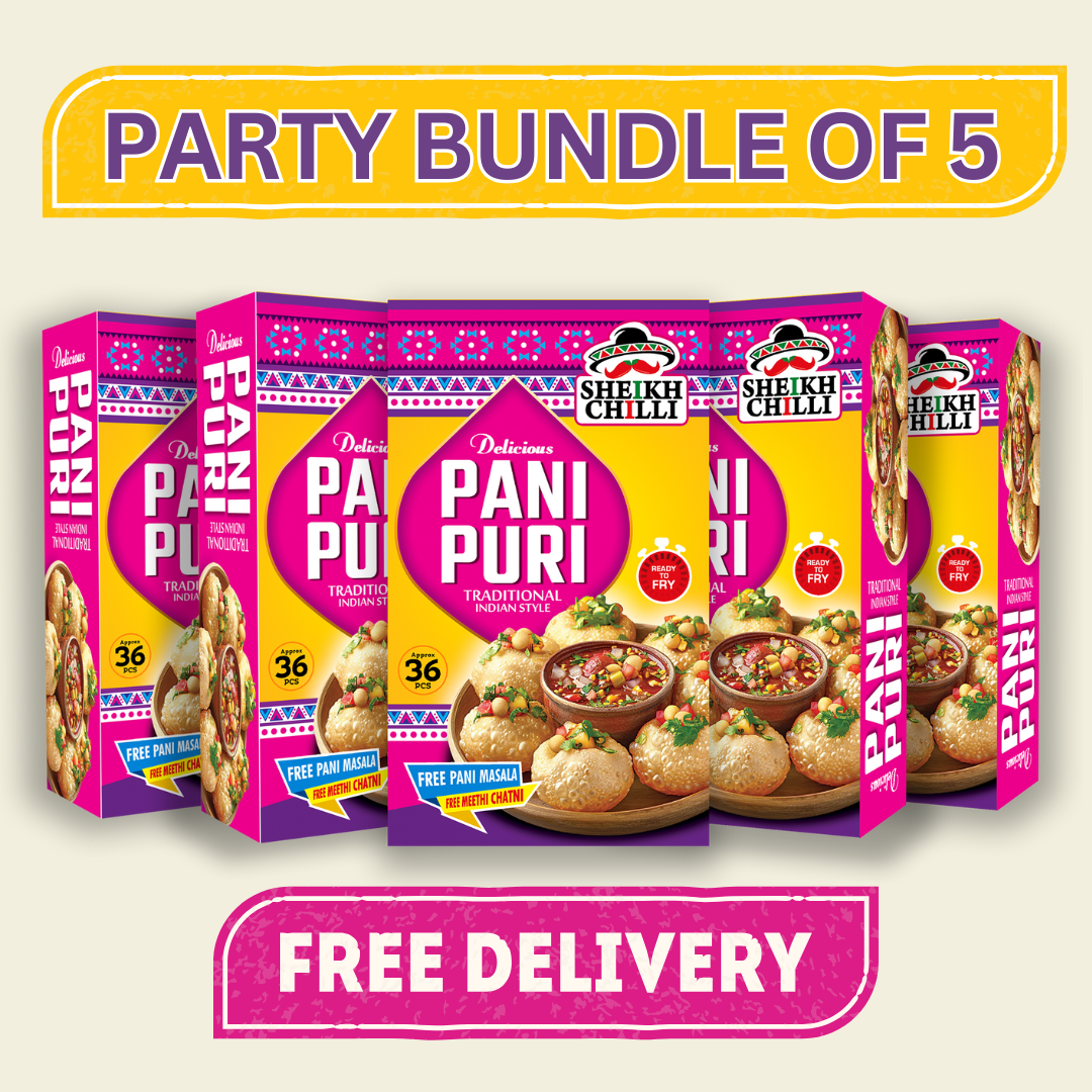PANI PURI (BUNDLE OF 5 BOXES) – Sheikh Chilli